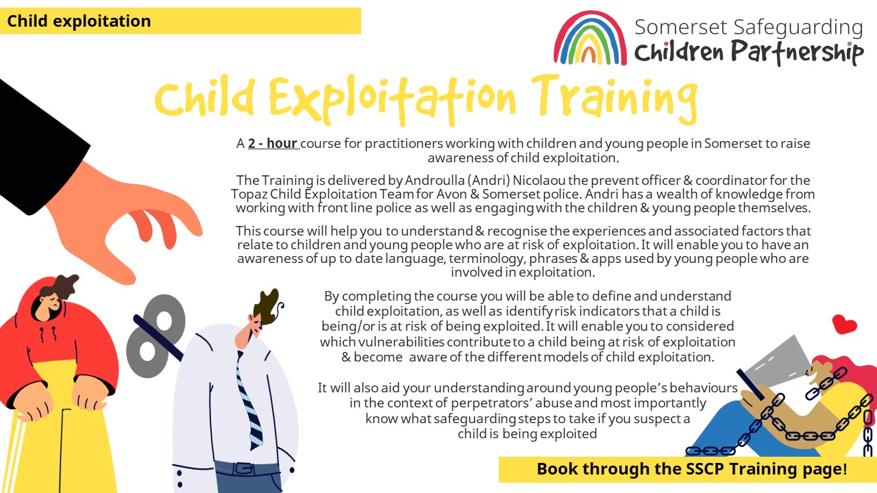 Child Exploitation Awareness Day - Somerset Safeguarding Children ...